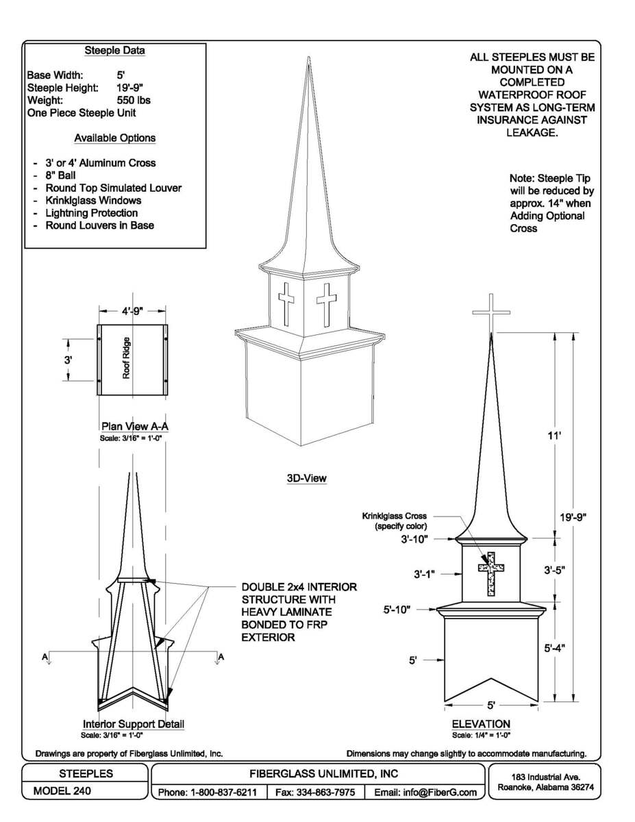 Steeple 240 | Church Steeples