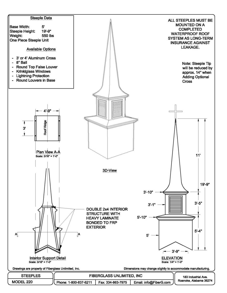 Steeple 220 | Church Steeples