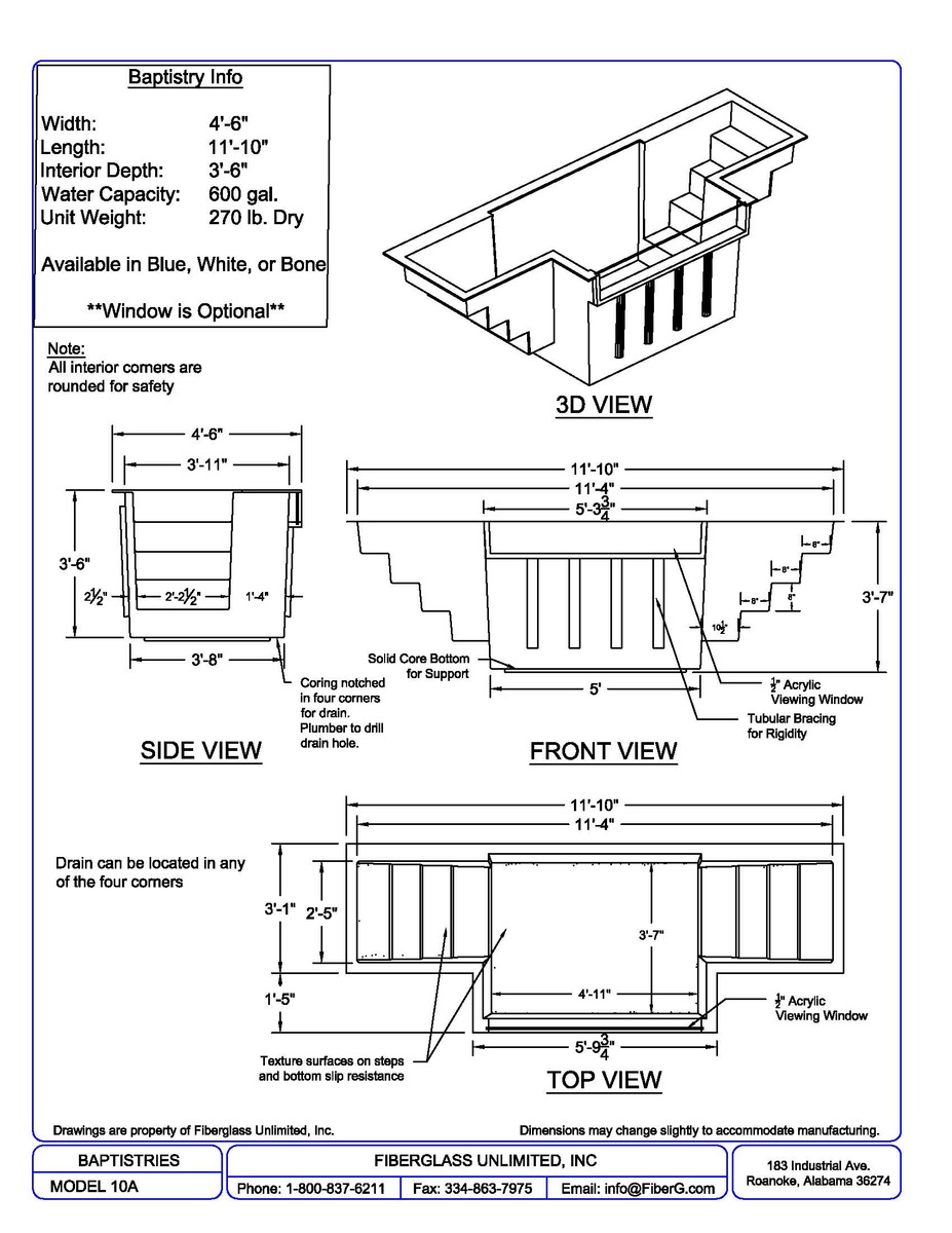 Baptistry 10A | Church Steeples