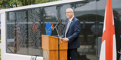 OPD Chief Partridge Leads Law Enforcement Memorial Ceremony