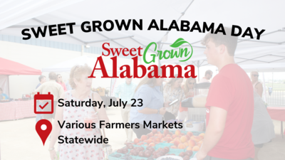 Sweet Grown Alabama Day at the Farmers Market