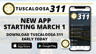 City of Tuscaloosa to Switch 311 Software, Launch New App | City of ...