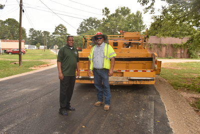 City leaders express excitement about paving project underway