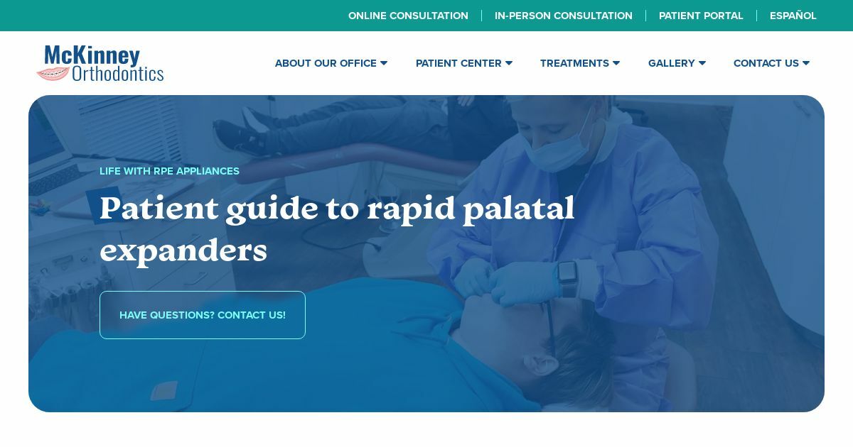 Life with RPE Appliances